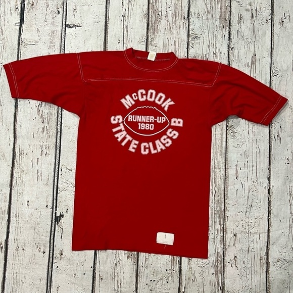 Vintage | Shirts | Vintage Mccook High School Runner Up Football ...